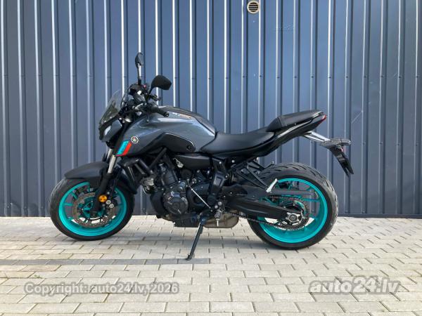 Grey Yamaha MT 07 2022 in Tartu, with an engine capacity of 0.69 L and mileage of 14 thousand km for 5990 €, photo 1 on AUTOMOTO.COM.LV