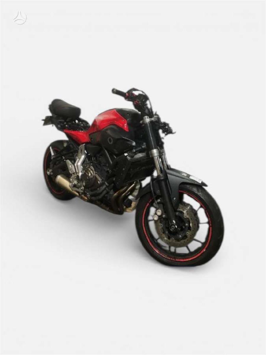 Yamaha MT 07 2014 Tauragė, ar dzinēja tilpumu 0.70 L un nobraukumu 7 tūkst. km par 2450 €, foto 1 vietnē AUTOMOTO.COM.LV