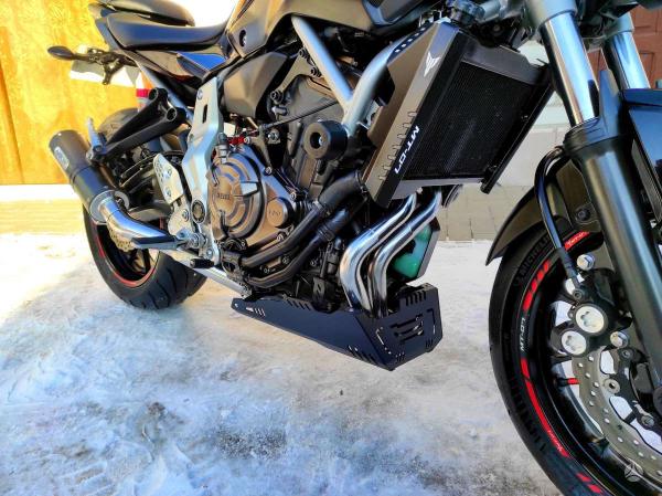 Yamaha MT 07 2014 in Prienai, with an engine capacity of 0.70 L and mileage of 25 thousand km for 4250 €, photo 10 on AUTOMOTO.COM.LV