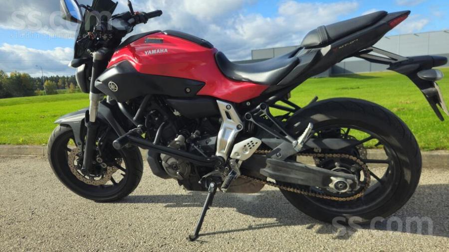 Yamaha MT 07 2014 in Ogre, with an engine capacity of 0.70 L and mileage of 0 thousand km for 3600 €, photo 1 on AUTOMOTO.COM.LV
