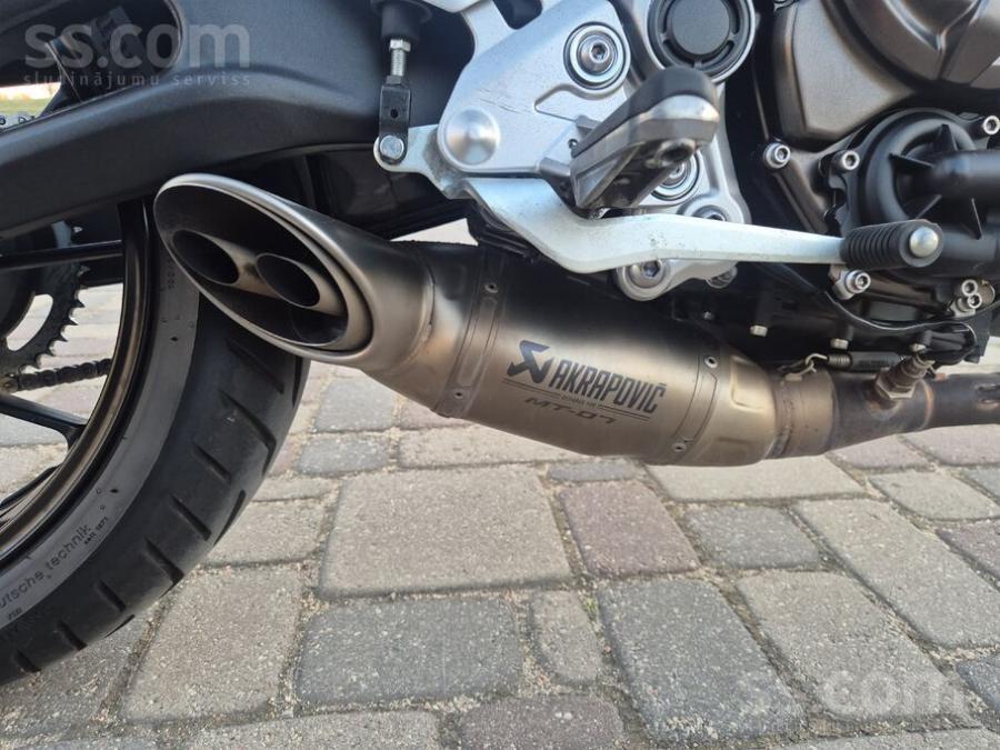 Yamaha MT 07 2015 Daugavpils, ar dzinēja tilpumu 0.70 L un nobraukumu 0 tūkst. km par 5200 €, foto 7 vietnē AUTOMOTO.COM.LV