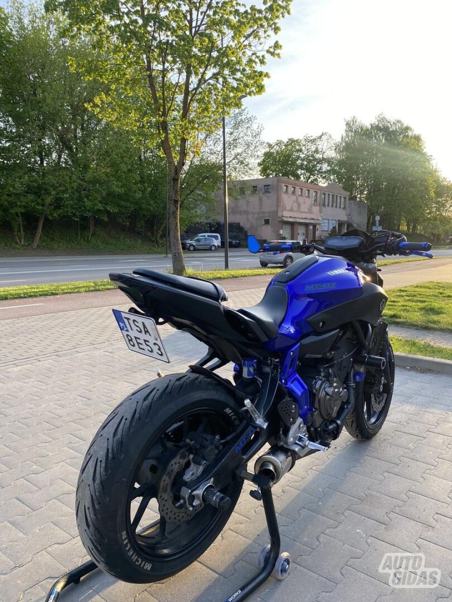 Yamaha MT 07 2015 in Kaunas, with an engine capacity of 0.00 L and mileage of 0 thousand km for 3750 €, photo 8 on AUTOMOTO.COM.LV