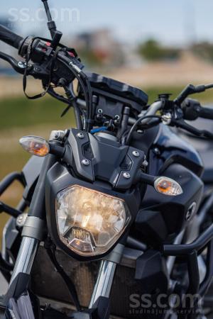 Yamaha MT 07 2015 Rīga, ar dzinēja tilpumu 0.70 L un nobraukumu 0 tūkst. km par 4350 €, foto  vietnē AUTOMOTO.COM.LV