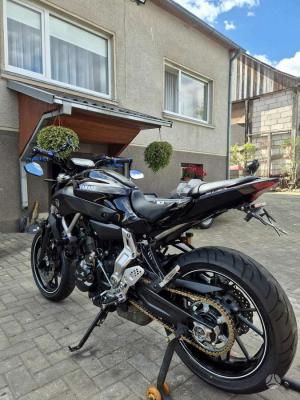Yamaha MT 07 2015 in Prienai, with an engine capacity of 0.70 L and mileage of 39 thousand km for 4150 €, photo 8 on AUTOMOTO.COM.LV