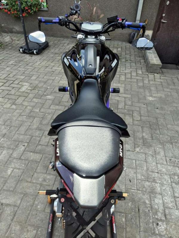 Yamaha MT 07 2015 in Prienai, with an engine capacity of 0.70 L and mileage of 39 thousand km for 4150 €, photo 9 on AUTOMOTO.COM.LV