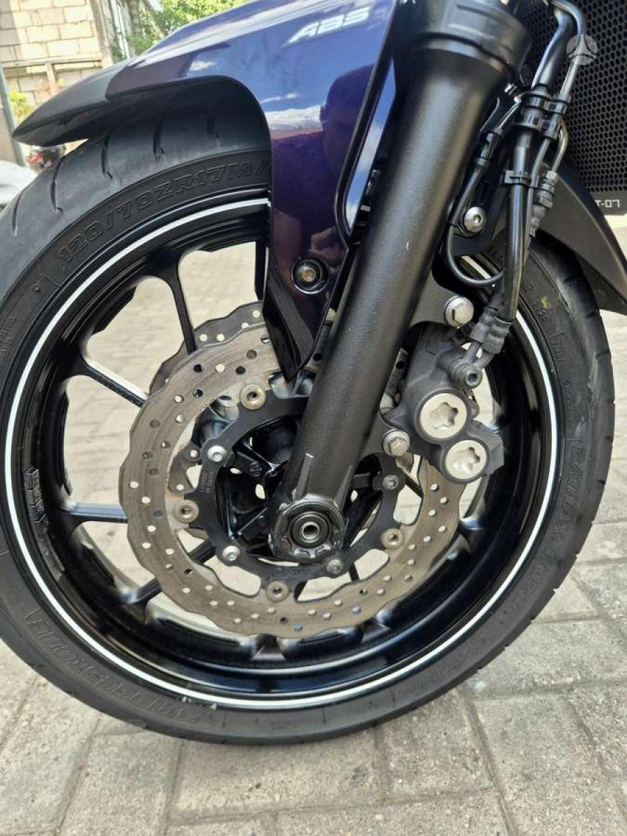Yamaha MT 07 2015 in Prienai, with an engine capacity of 0.70 L and mileage of 39 thousand km for 4150 €, photo 27 on AUTOMOTO.COM.LV