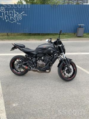 Yamaha MT 07 2015 in Riga, with an engine capacity of 0.69 L and mileage of 0 thousand km for 4600 €, photo  on AUTOMOTO.COM.LV