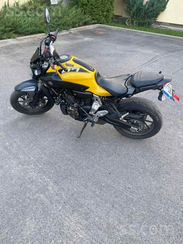 Yamaha MT 07 2016 Madona, ar dzinēja tilpumu 0.70 L un nobraukumu 0 tūkst. km par 3300 €, foto 1 vietnē AUTOMOTO.COM.LV