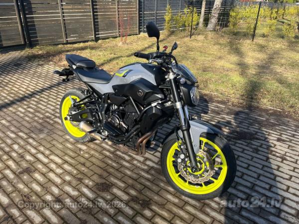 Yamaha MT 07 2016 Tallina, ar dzinēja tilpumu 0.69 L un nobraukumu 8 tūkst. km par 5400 €, foto 1 vietnē AUTOMOTO.COM.LV