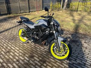 Yamaha MT 07 2016 Tallina, ar dzinēja tilpumu 0.69 L un nobraukumu 8 tūkst. km par 5400 €, foto  vietnē AUTOMOTO.COM.LV