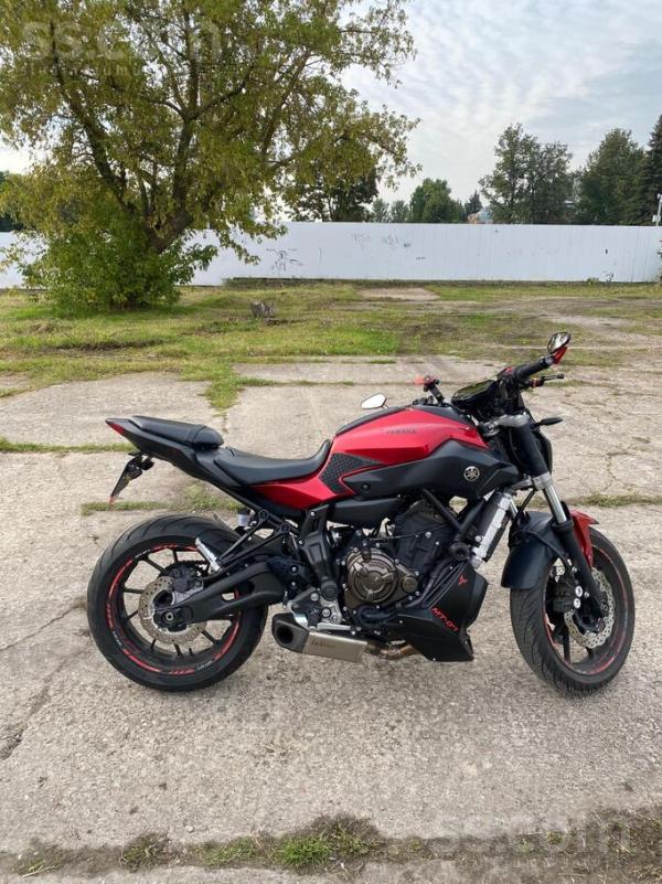 Yamaha MT 07 2016 Rīga, ar dzinēja tilpumu 0.69 L un nobraukumu 0 tūkst. km par 5500 €, foto 1 vietnē AUTOMOTO.COM.LV