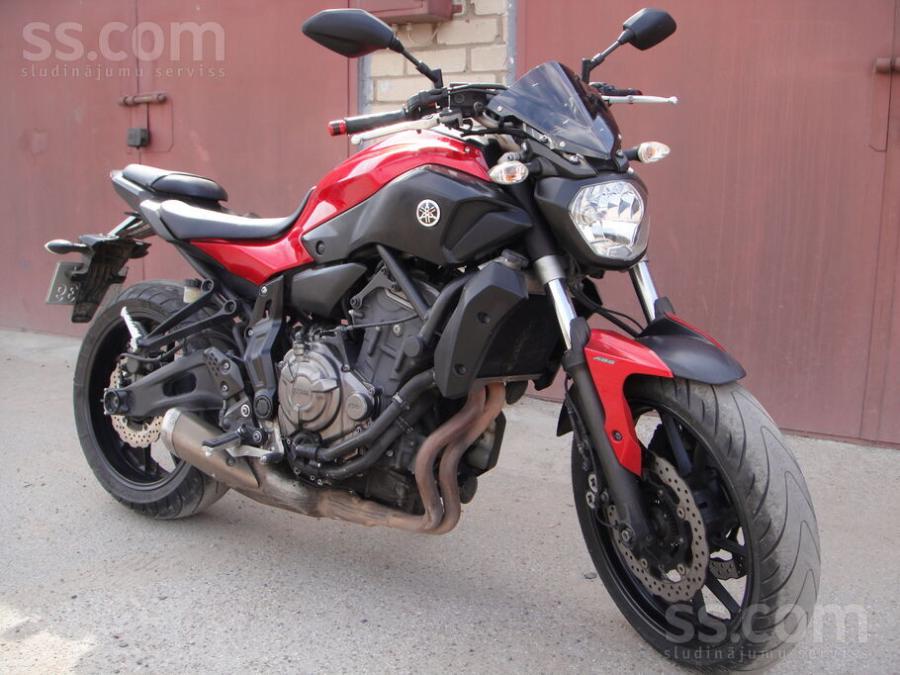 Yamaha MT 07 2016 in Liepaja, with an engine capacity of 0.70 L and mileage of 0 thousand km for 4400 €, photo 1 on AUTOMOTO.COM.LV