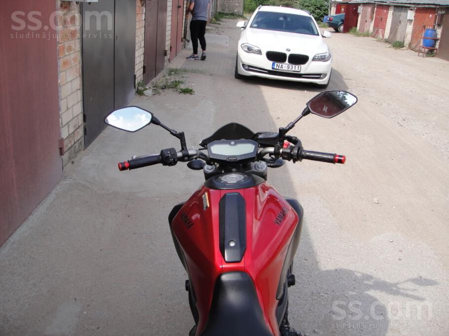 Yamaha MT 07 2016 in Liepaja, with an engine capacity of 0.70 L and mileage of 0 thousand km for 4400 €, photo 8 on AUTOMOTO.COM.LV