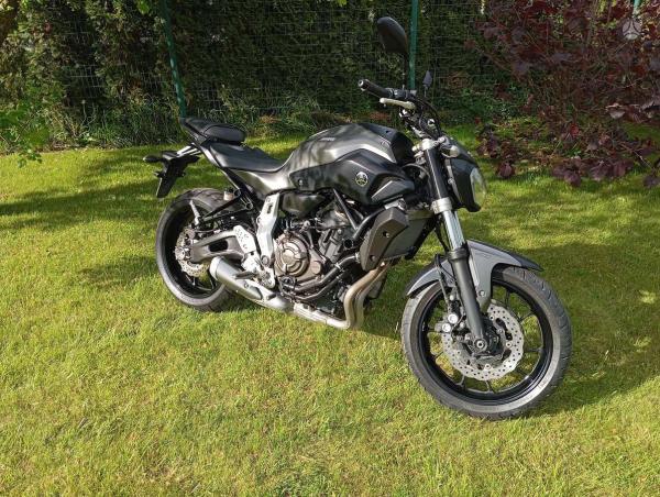 Yamaha MT 07 2016 in Vievis, with an engine capacity of 0.69 L and mileage of 23 thousand km for 3800 €, photo 1 on AUTOMOTO.COM.LV