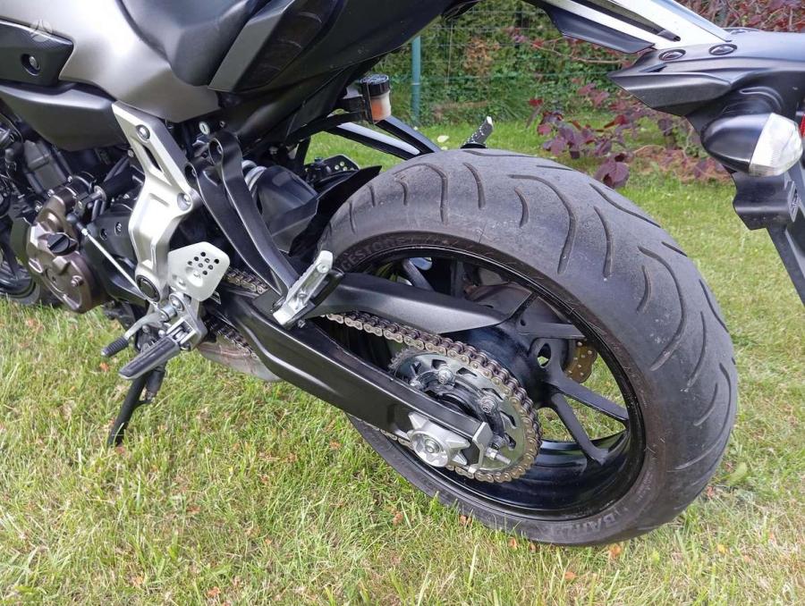 Yamaha MT 07 2016 Vievis, ar dzinēja tilpumu 0.69 L un nobraukumu 23 tūkst. km par 3800 €, foto 8 vietnē AUTOMOTO.COM.LV