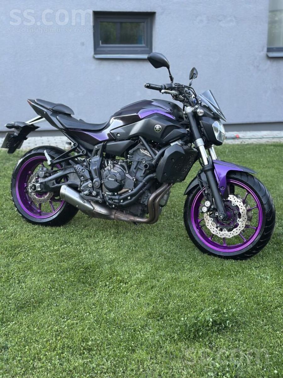 Yamaha MT 07 2016 Rīga, ar dzinēja tilpumu 0.69 L un nobraukumu 0 tūkst. km par 4450 €, foto 1 vietnē AUTOMOTO.COM.LV