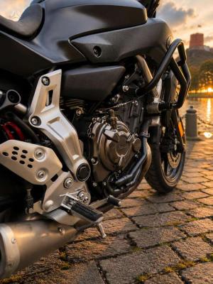 Yamaha MT 07 2016 in Vilnius, with an engine capacity of 0.69 L and mileage of 24 thousand km for 4450 €, photo 4 on AUTOMOTO.COM.LV