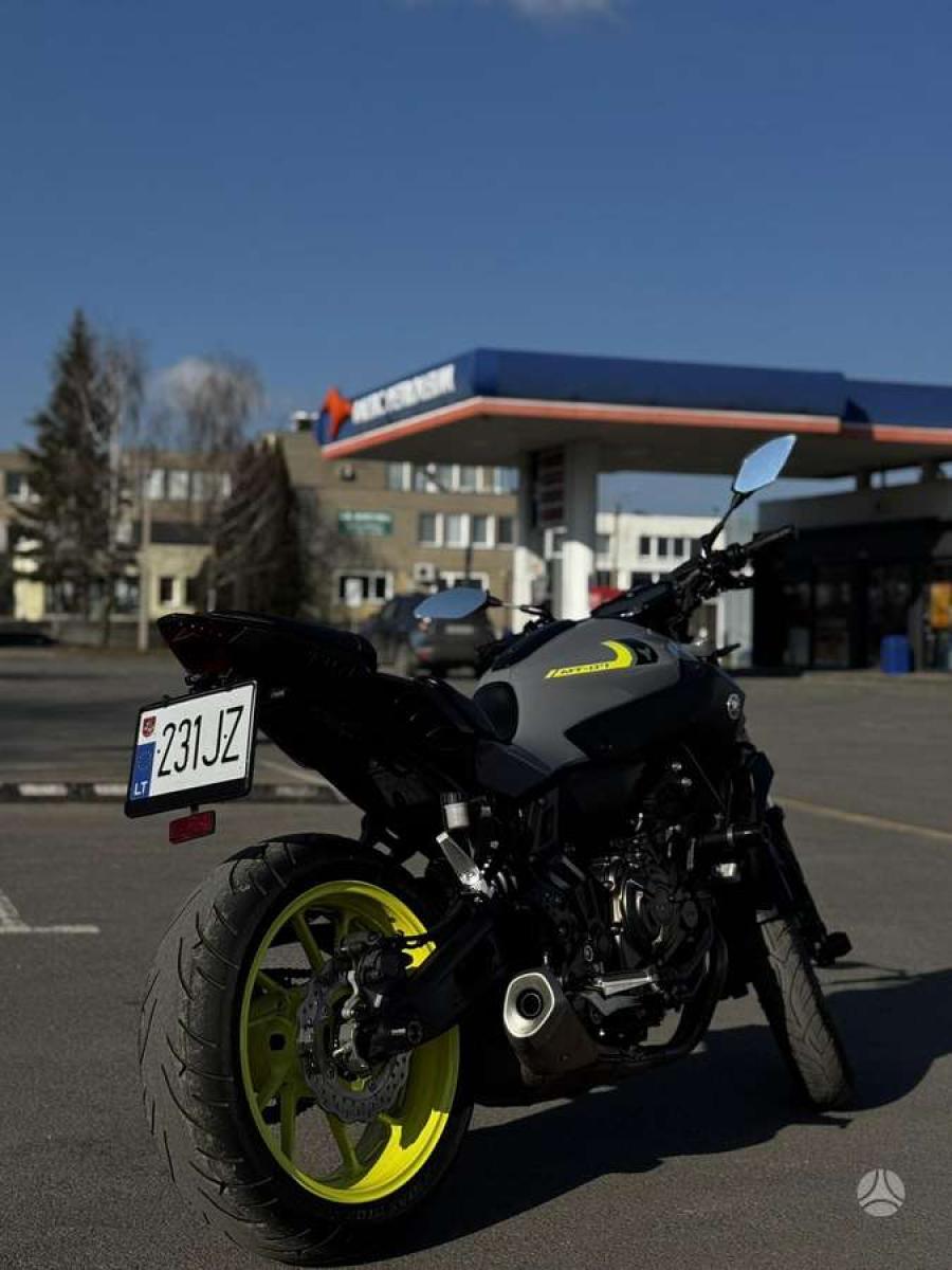 Yamaha MT 07 2016 Viļņa, ar dzinēja tilpumu 0.69 L un nobraukumu 10 tūkst. km par 4399 €, foto 9 vietnē AUTOMOTO.COM.LV