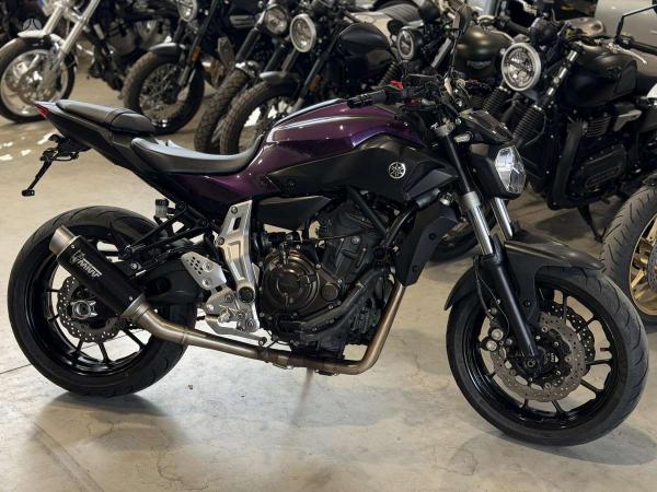 Yamaha MT 07 2016 in Siauliai, with an engine capacity of 0.69 L and mileage of 26 thousand km for 4490 €, photo 3 on AUTOMOTO.COM.LV