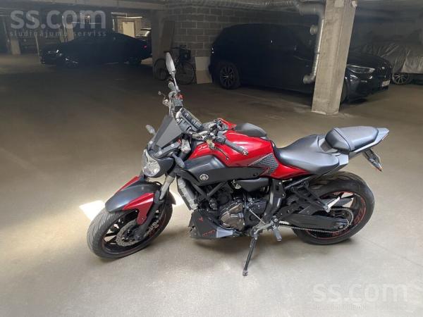 Yamaha MT 07 2016 Rīga, ar dzinēja tilpumu 0.69 L un nobraukumu 0 tūkst. km par 4600 €, foto 1 vietnē AUTOMOTO.COM.LV