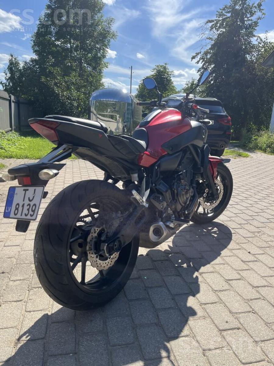 Yamaha MT 07 2016 in Ogre, with an engine capacity of 0.70 L and mileage of 0 thousand km for 4499 €, photo 4 on AUTOMOTO.COM.LV