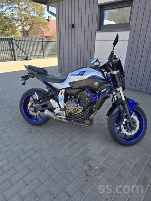 Yamaha MT 07 2016 in Riga, with an engine capacity of 0.69 L and mileage of 0 thousand km for 4200 €, photo 3 on AUTOMOTO.COM.LV