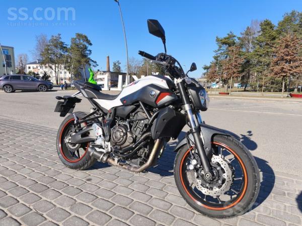 Yamaha MT 07 2017 Ogre, ar dzinēja tilpumu 0.69 L un nobraukumu 0 tūkst. km par 4900 €, foto 1 vietnē AUTOMOTO.COM.LV