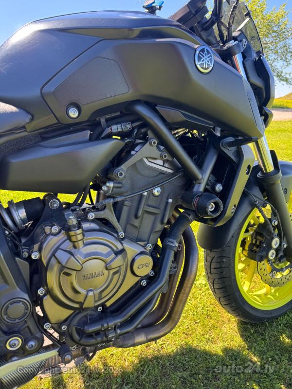 Yamaha MT 07 2017 in Tallinn, with an engine capacity of 0.69 L and mileage of 53 thousand km for 4500 €, photo 5 on AUTOMOTO.COM.LV