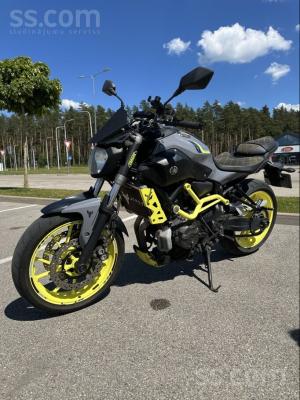Yamaha MT 07 2017 in Riga, with an engine capacity of 0.69 L and mileage of 0 thousand km for 4100 €, photo  on AUTOMOTO.COM.LV