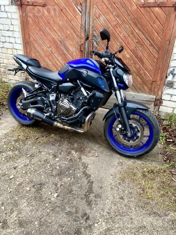 Yamaha MT 07 2018 in Riga, with an engine capacity of 0.70 L and mileage of 0 thousand km for 4950 €, photo 1 on AUTOMOTO.COM.LV