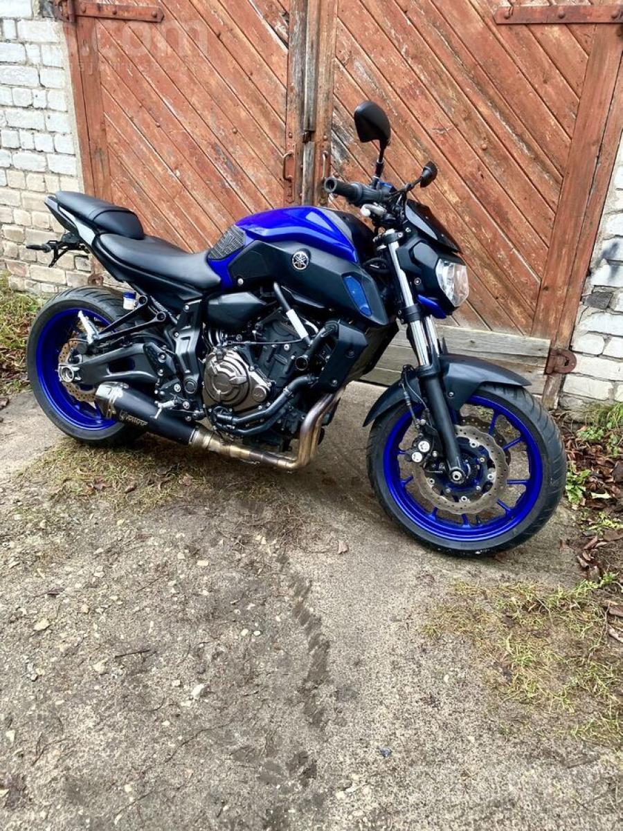 Yamaha MT 07 2018 in Riga, with an engine capacity of 0.70 L and mileage of 0 thousand km for 2100 €, photo 1 on AUTOMOTO.COM.LV
