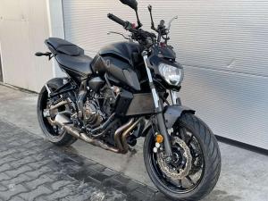 Yamaha MT 07 2018 Vilkaviškis, ar dzinēja tilpumu 0.70 L un nobraukumu 16 tūkst. km par 3300 €, foto  vietnē AUTOMOTO.COM.LV
