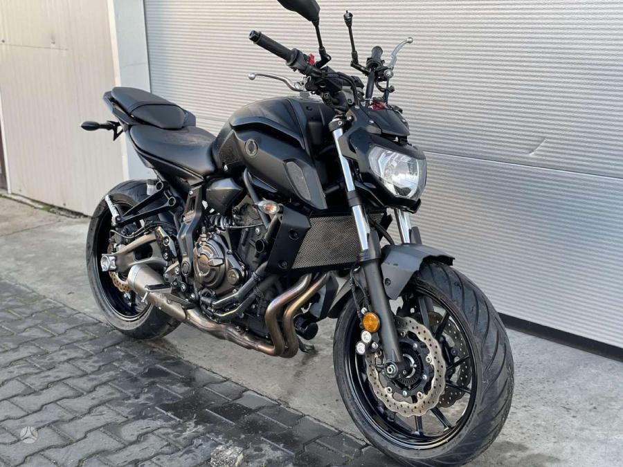 Yamaha MT 07 2018 Vilkaviškis, ar dzinēja tilpumu 0.70 L un nobraukumu 16 tūkst. km par 3300 €, foto 1 vietnē AUTOMOTO.COM.LV