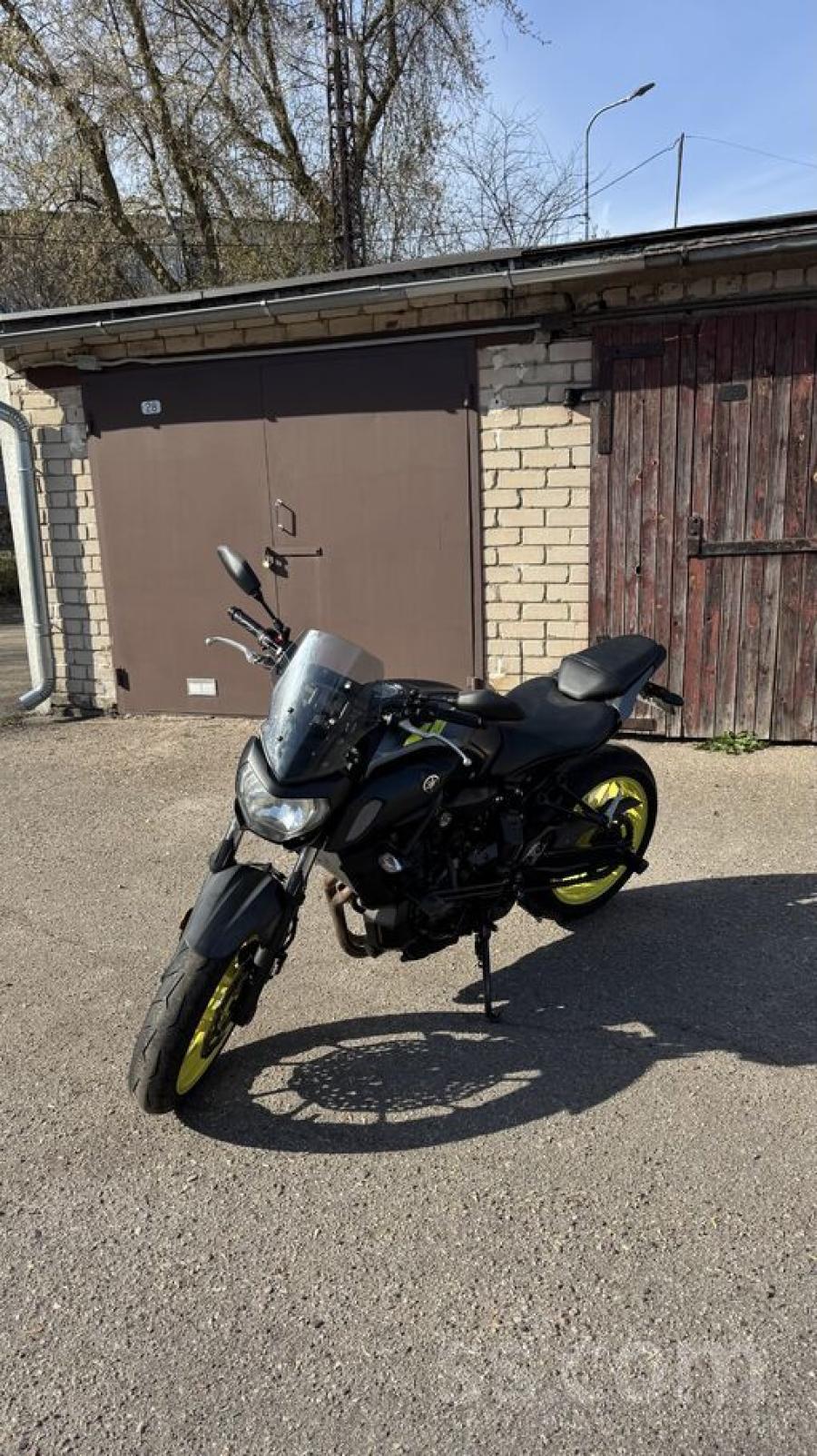 Yamaha MT 07 2018 Rīga, ar dzinēja tilpumu 0.70 L un nobraukumu 0 tūkst. km par 4600 €, foto 1 vietnē AUTOMOTO.COM.LV
