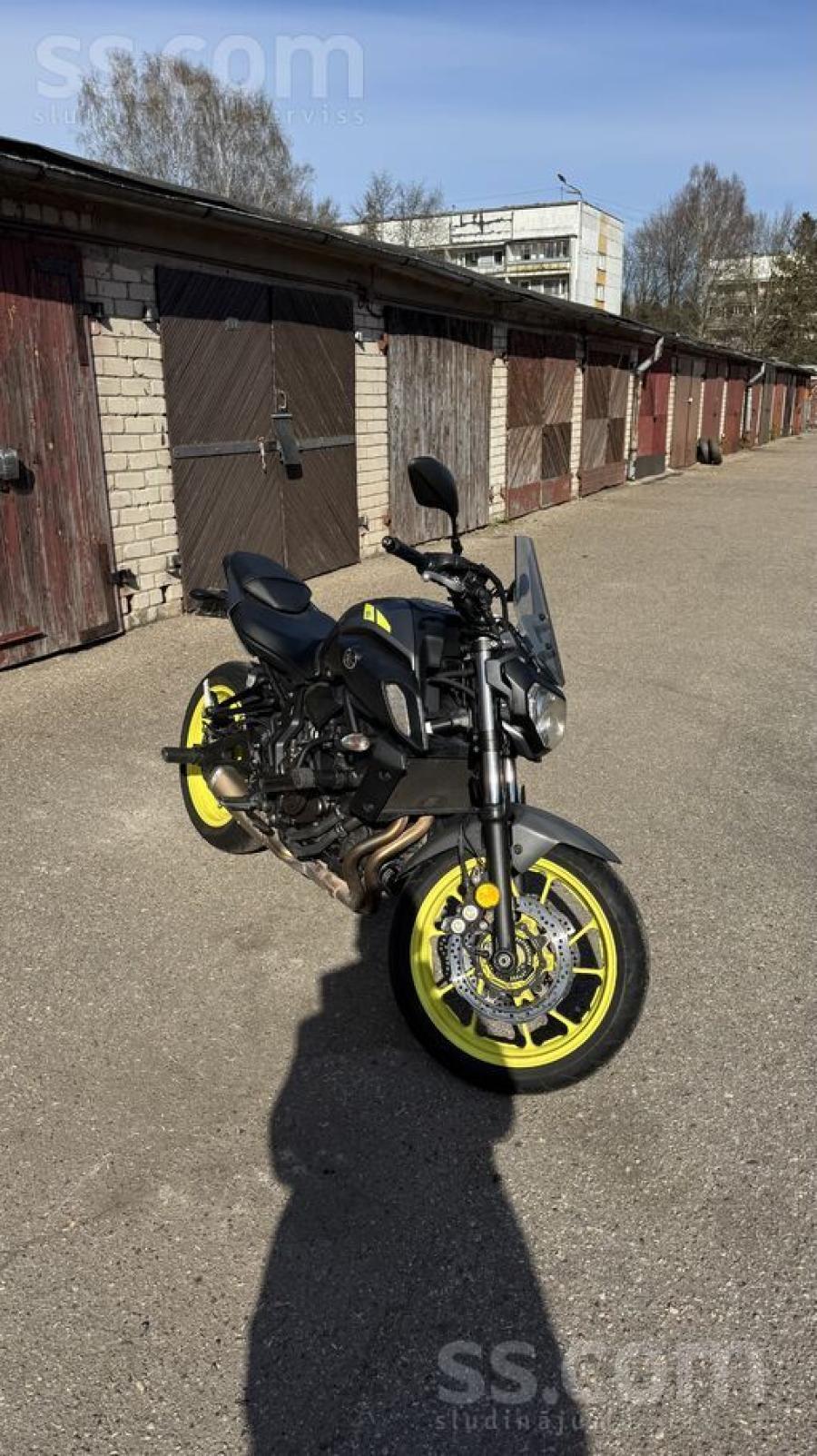 Yamaha MT 07 2018 in Riga, with an engine capacity of 0.70 L and mileage of 0 thousand km for 5250 €, photo 3 on AUTOMOTO.COM.LV
