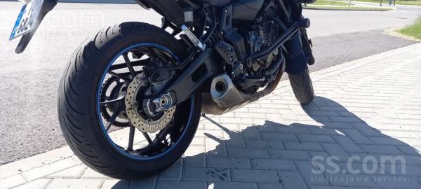 Ямаха MT 07 2018 в Рига, объемом двигателя 0.69 л и пробегом 0 тыс. км за 5200 €, фото 9 на AUTOMOTO.COM.LV