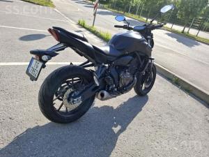 Yamaha MT 07 2018 in Tukums, with an engine capacity of 0.70 L and mileage of 0 thousand km for 4099 €, photo 4 on AUTOMOTO.COM.LV