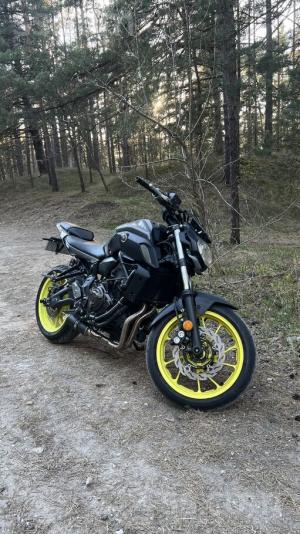 Yamaha MT 07 2018 in Riga, with an engine capacity of 0.69 L and mileage of 0 thousand km for 4100 €, photo  on AUTOMOTO.COM.LV