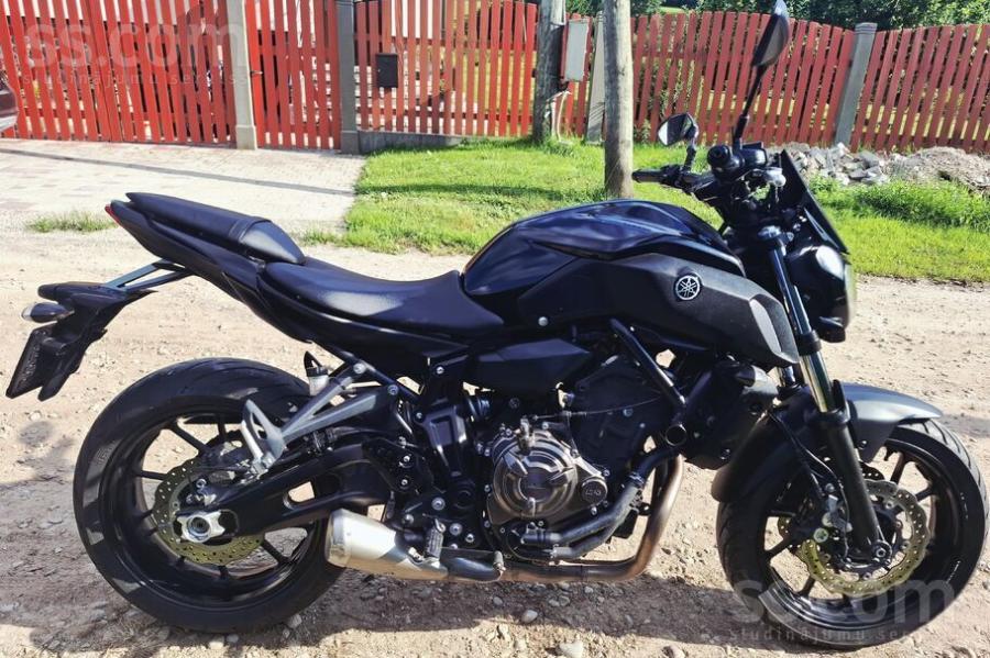 Yamaha MT 07 2018 in Tukums, with an engine capacity of 0.70 L and mileage of 0 thousand km for 4350 €, photo 1 on AUTOMOTO.COM.LV