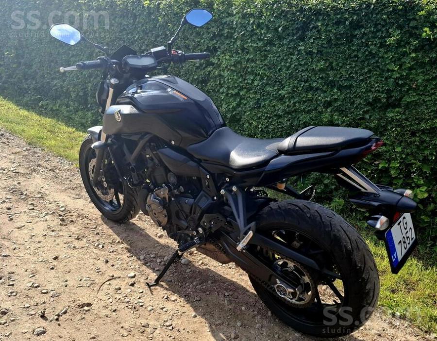 Yamaha MT 07 2018 in Tukums, with an engine capacity of 0.70 L and mileage of 0 thousand km for 4095 €, photo 3 on AUTOMOTO.COM.LV