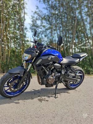 Yamaha MT 07 2018 Raseiniai, ar dzinēja tilpumu 0.70 L un nobraukumu 22 tūkst. km par 4990 €, foto  vietnē AUTOMOTO.COM.LV