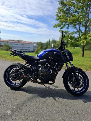 Yamaha MT 07 2018 in Raseiniai, with an engine capacity of 0.70 L and mileage of 22 thousand km for 4990 €, photo 3 on AUTOMOTO.COM.LV