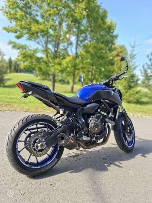 Yamaha MT 07 2018 in Raseiniai, with an engine capacity of 0.70 L and mileage of 22 thousand km for 4990 €, photo 4 on AUTOMOTO.COM.LV
