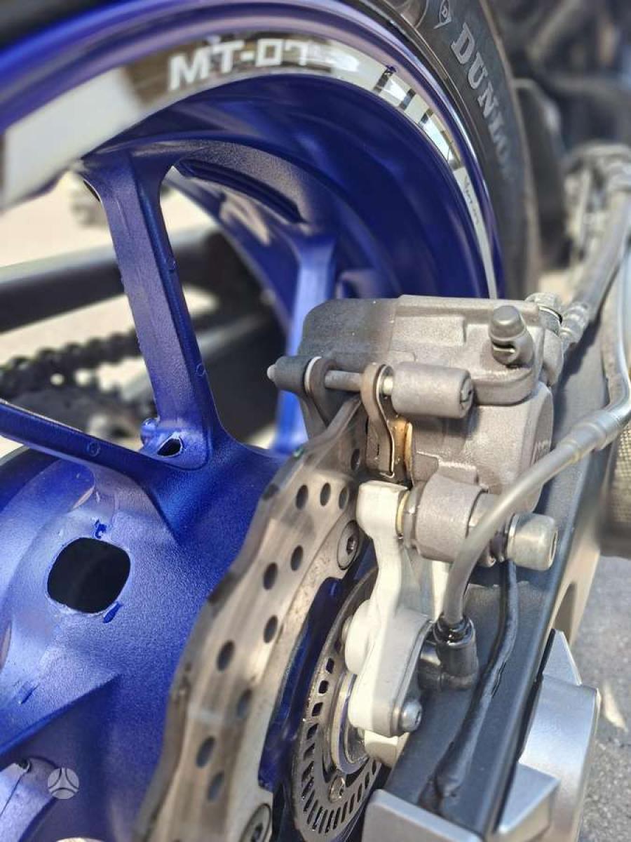 Yamaha MT 07 2018 in Raseiniai, with an engine capacity of 0.70 L and mileage of 22 thousand km for 4990 €, photo 10 on AUTOMOTO.COM.LV