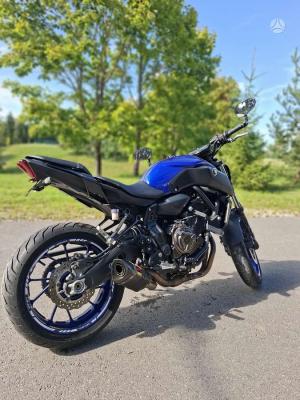 Yamaha MT 07 2018 in Raseiniai, with an engine capacity of 0.70 L and mileage of 22 thousand km for 4990 €, photo 14 on AUTOMOTO.COM.LV