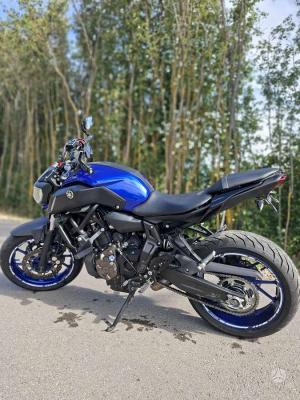 Yamaha MT 07 2018 in Raseiniai, with an engine capacity of 0.70 L and mileage of 22 thousand km for 4990 €, photo 17 on AUTOMOTO.COM.LV