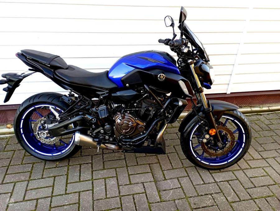 Yamaha MT 07 2019 Prienai, ar dzinēja tilpumu 0.70 L un nobraukumu 12 tūkst. km par 4950 €, foto 2 vietnē AUTOMOTO.COM.LV
