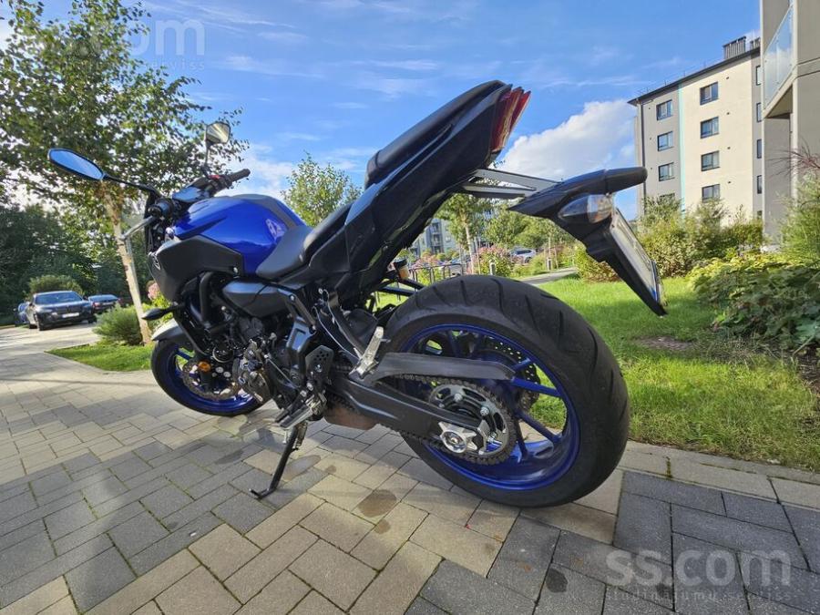 Yamaha MT 07 2019 in Riga, with an engine capacity of 0.70 L and mileage of 0 thousand km for 5900 €, photo 7 on AUTOMOTO.COM.LV