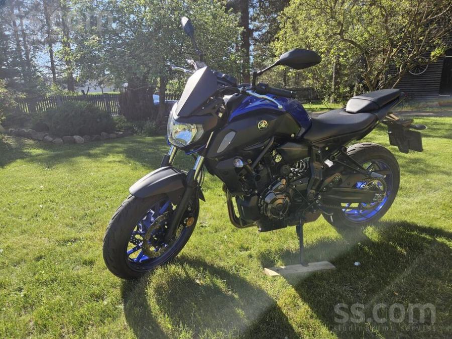 Yamaha MT 07 2019 in Riga, with an engine capacity of 0.69 L and mileage of 0 thousand km for 5200 €, photo 3 on AUTOMOTO.COM.LV