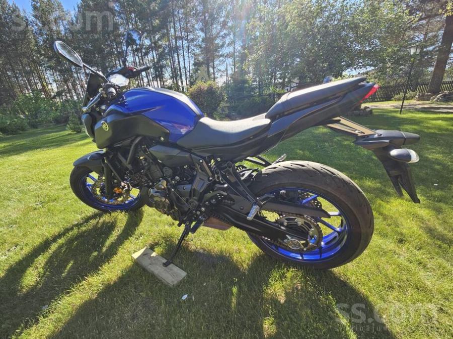 Yamaha MT 07 2019 in Riga, with an engine capacity of 0.69 L and mileage of 0 thousand km for 5200 €, photo 5 on AUTOMOTO.COM.LV